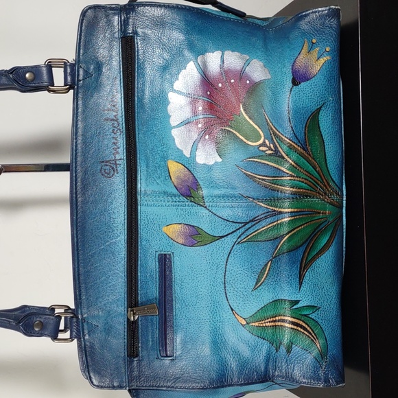 Anuschka | Bags | Anushka Hand Painted Leather Shoulder Bag | Poshmark